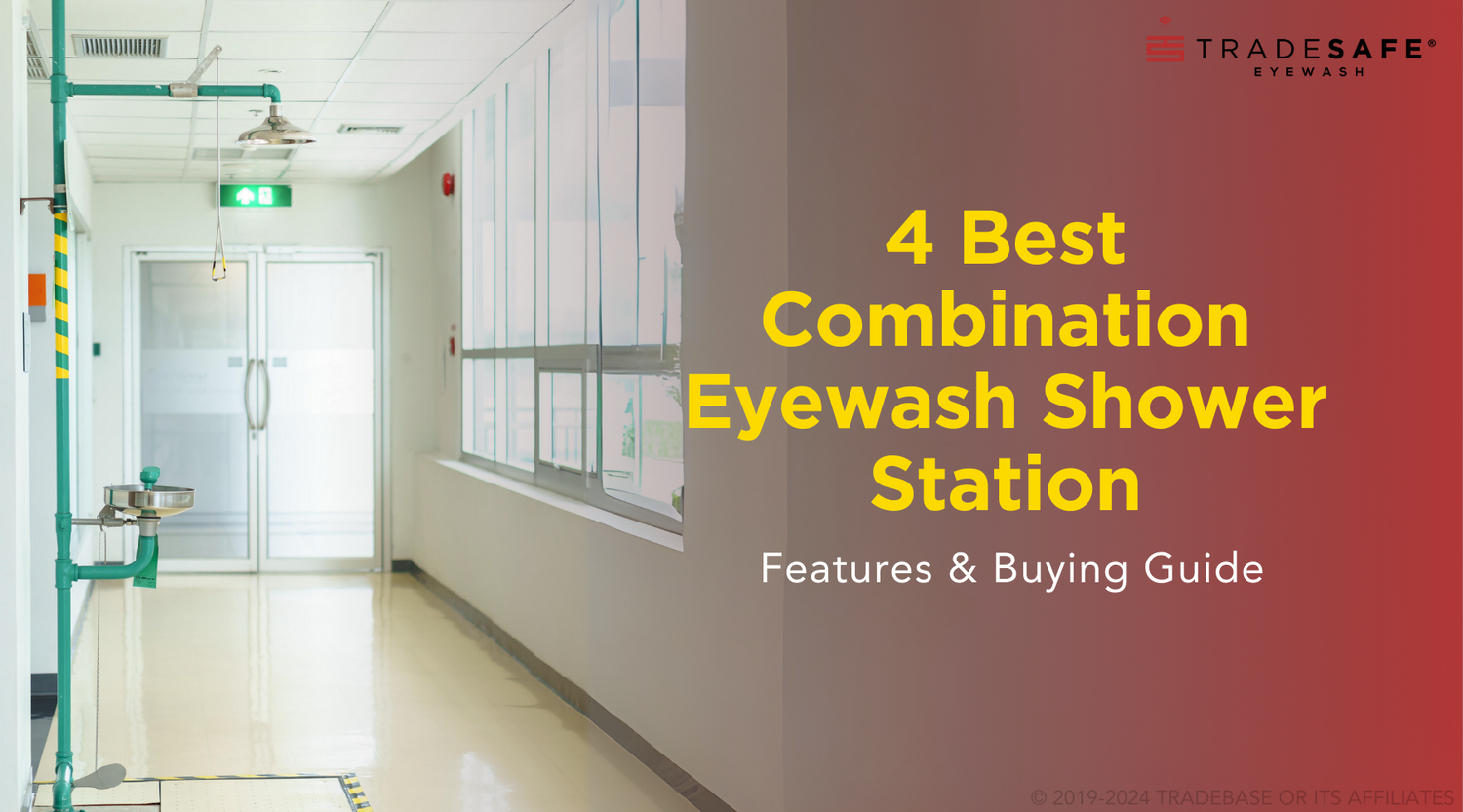 Best Combination Eyewash Shower Station | TRADESAFE