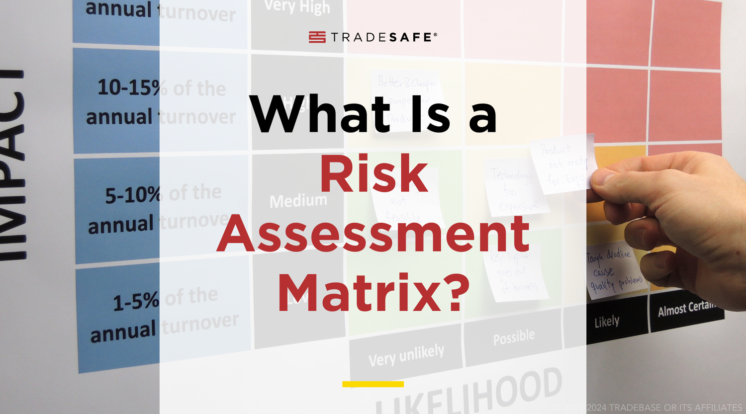 Risk Assessment Matrix: Guide & Free Template | TRADESAFE