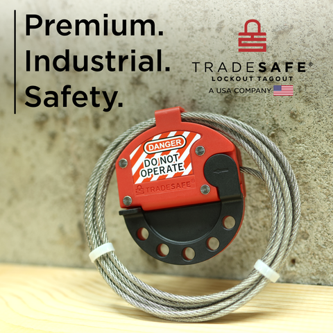 Adjustable Cable Lock Out Device - 10ft | TRADESAFE