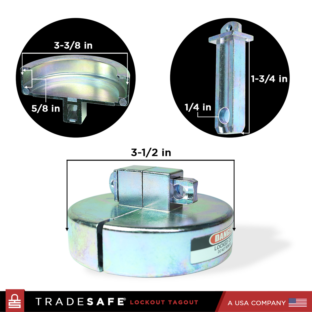 Drum Lock - Secures 3-3/8" Drum Opening | TRADESAFE