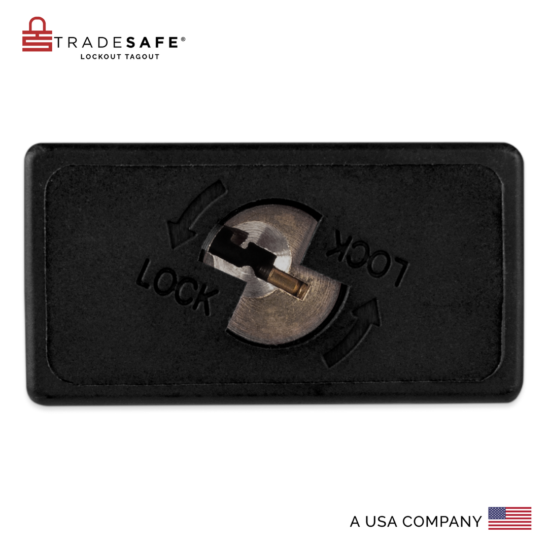 Black Keyed Alike Padlocks - 2 Keys - 10 Pack | TRADESAFE