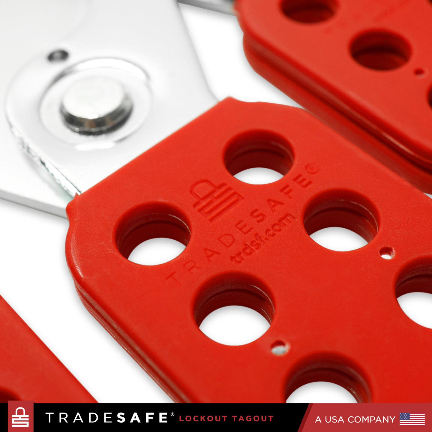 Steel Lockout Hasp - 1-1/2" LOTO Hasps, 6 Pack | TRADESAFE