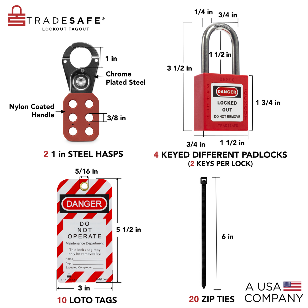 Industrial Lockout Tagout Kit | TRADESAFE