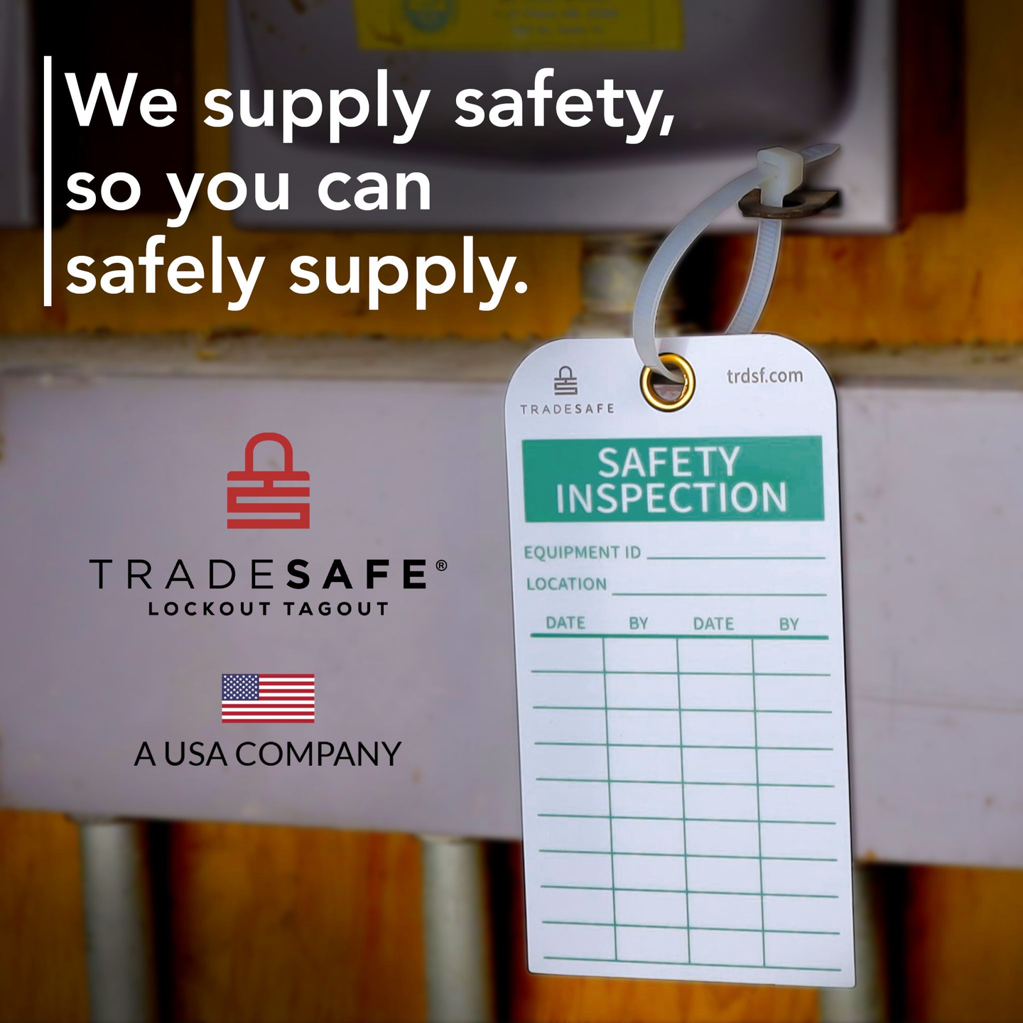 Safety Inspection Tags – 30 Pack Safety Tags | TRADESAFE