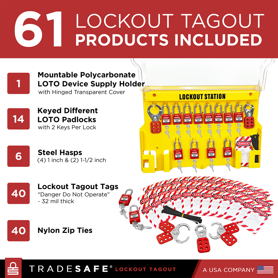 Lockout Tagout Devices | TRADESAFE