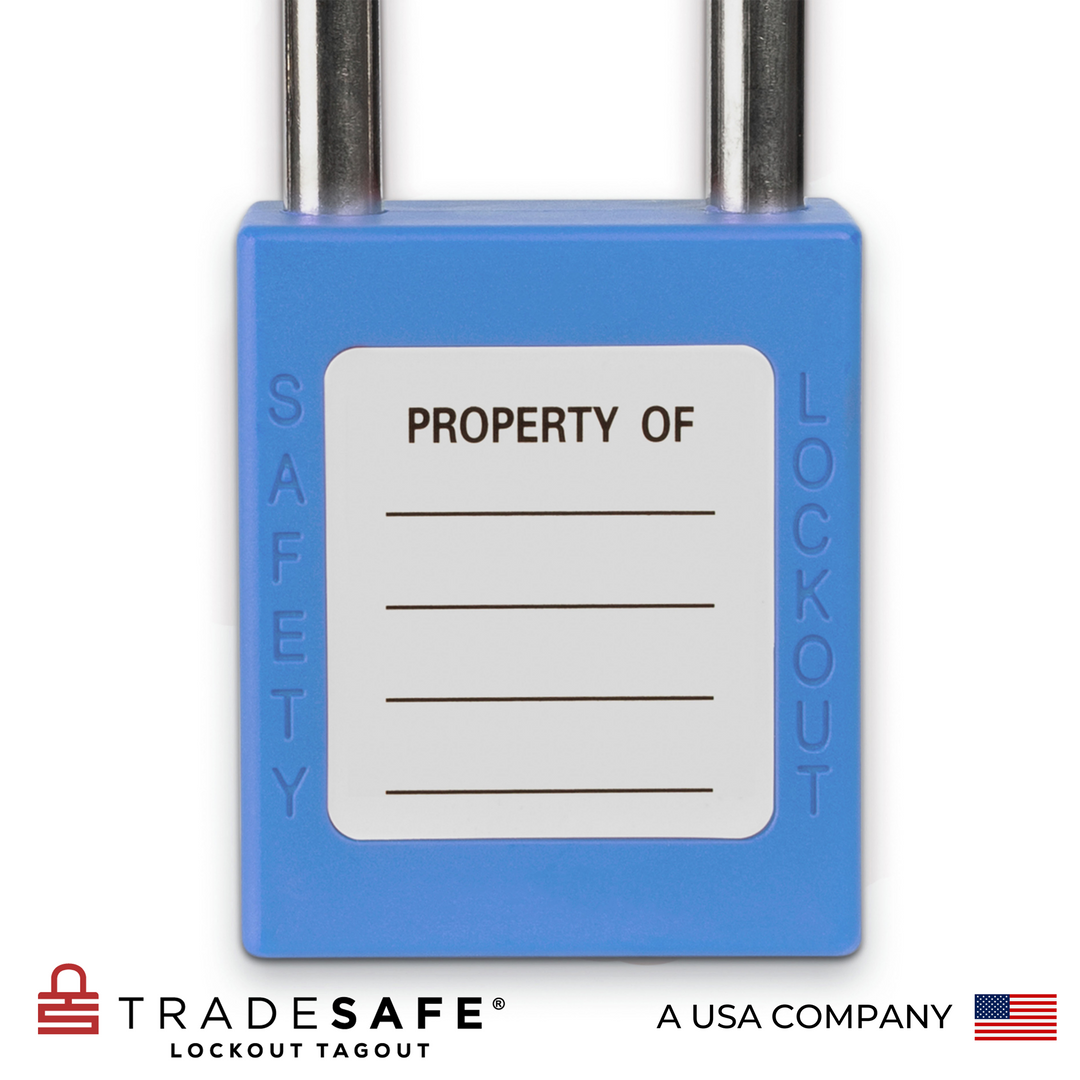 Blue Keyed Different Lockout Locks - 2 Keys - 7 Pack | TRADESAFE