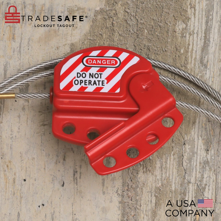 Adjustable Cable Lock Out Device - 6ft | TRADESAFE