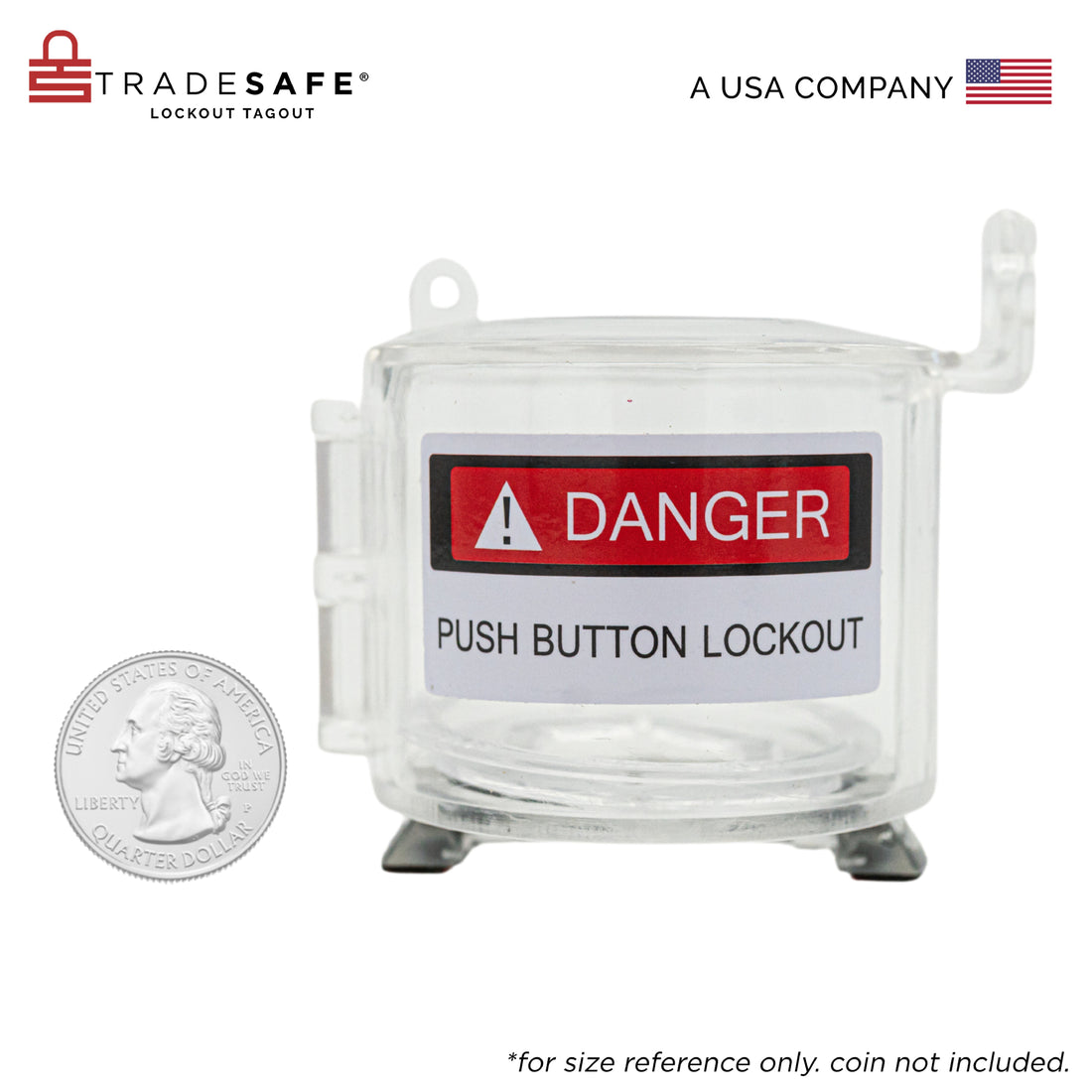 Round Push Button Cover Lockout - 3-Piece Set | TRADESAFE