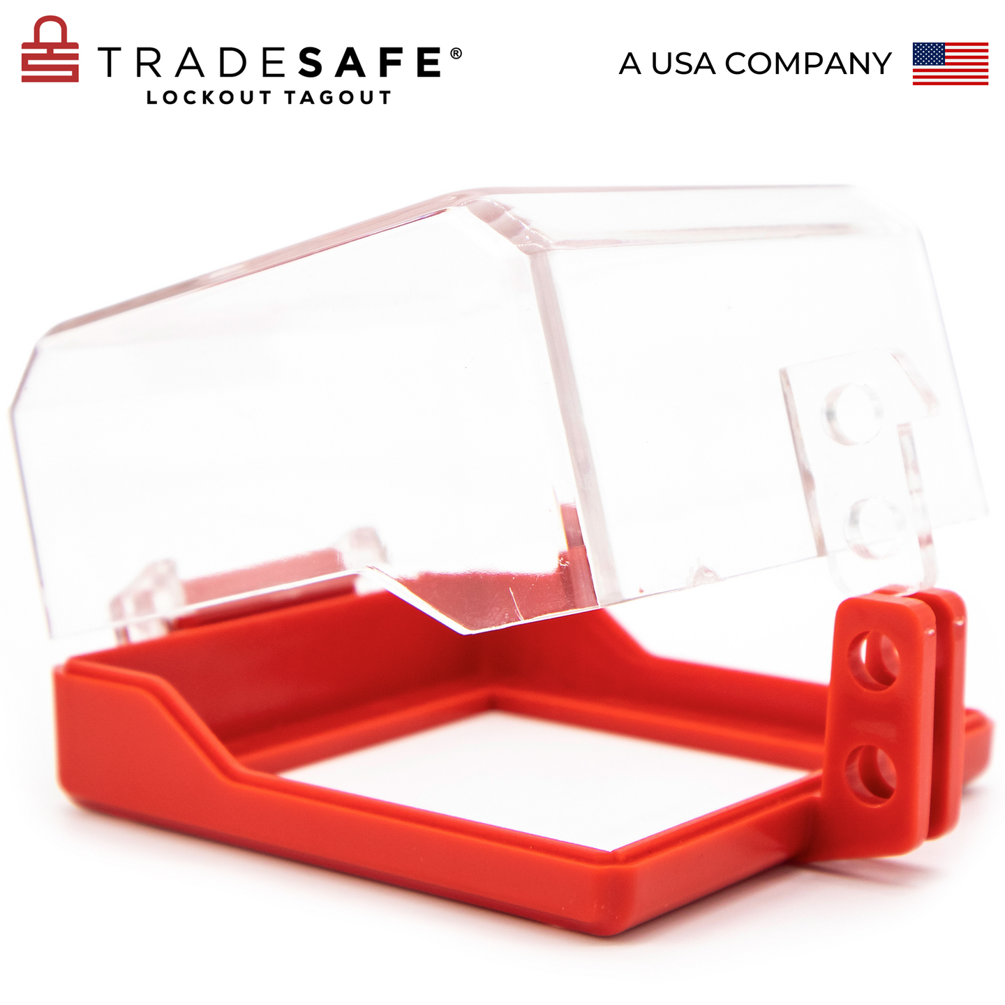 Large Push Button Cover Lockout - Box Type | TRADESAFE