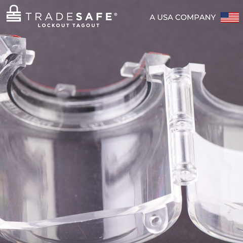 Round Push Button Cover Lockout - 3-Piece Set | TRADESAFE