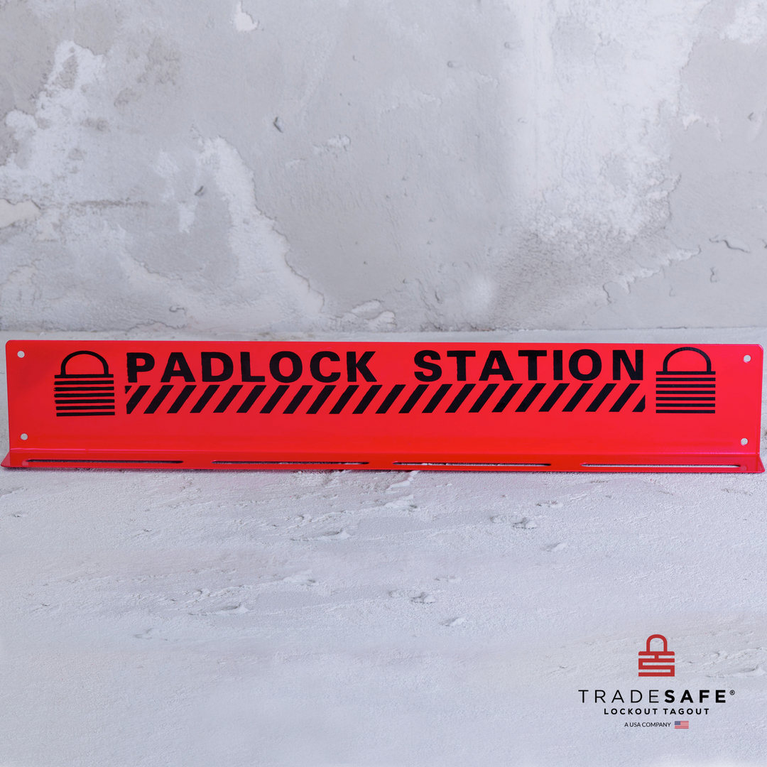 Padlock Rack - Industrial Lock Out Station | TRADESAFE