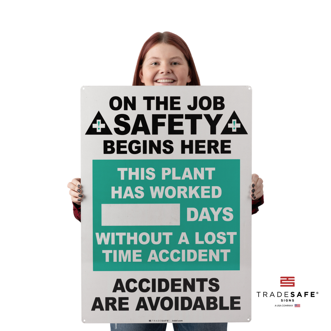 Lost Time Accident Sign - Workplace Safety Signs | TRADESAFE