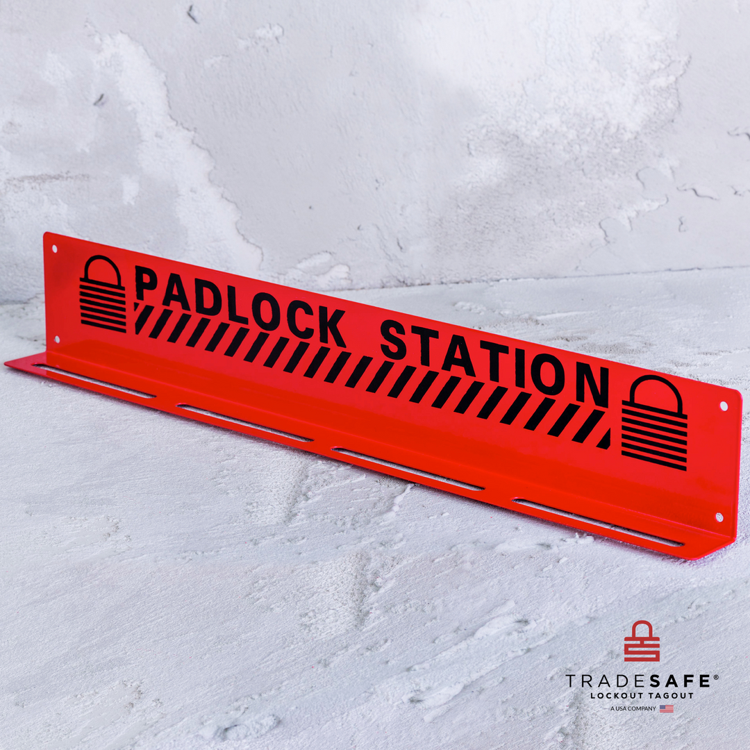 Padlock Rack - Industrial Lock Out Station | TRADESAFE