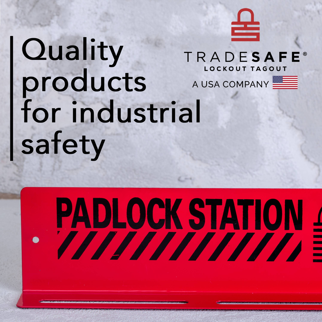 Industrial Padlock Rack Lockouts - LOTO locks Included | TRADESAFE