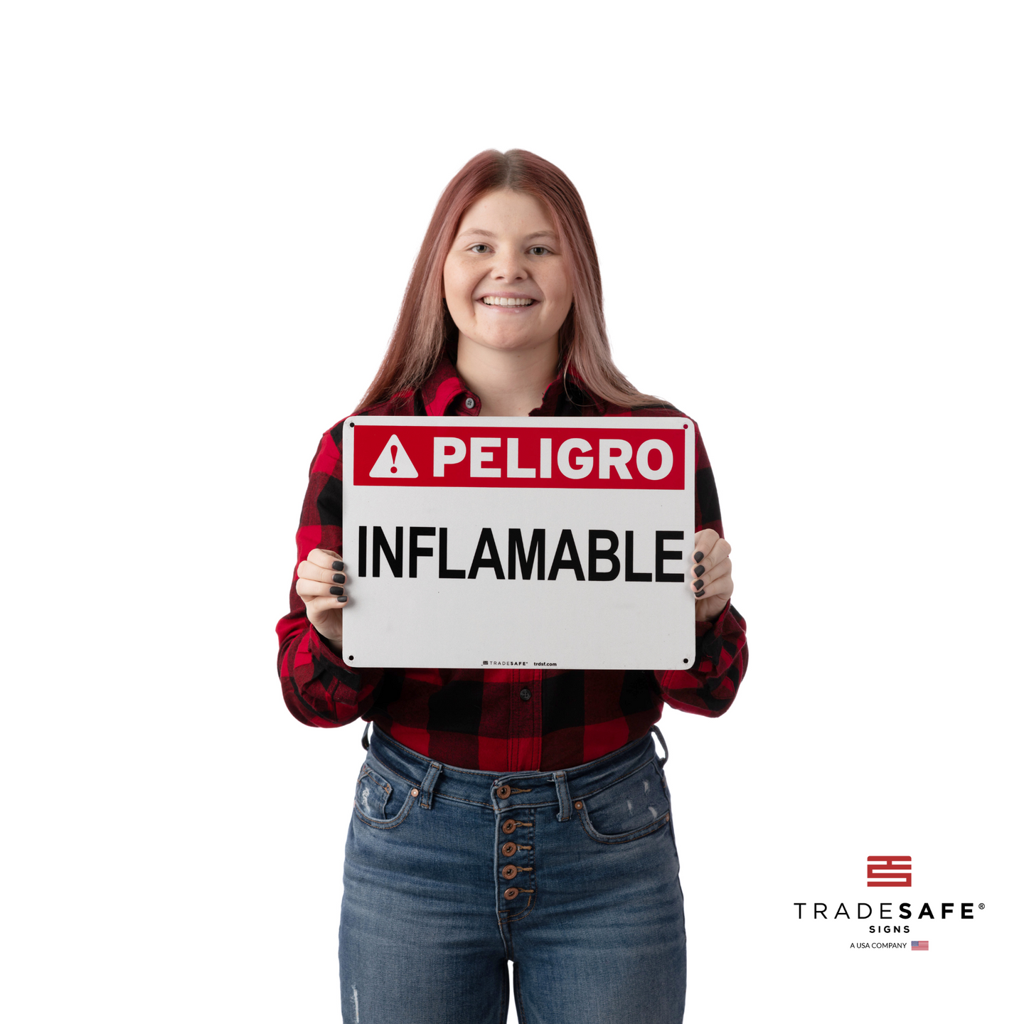 Peligro, Inflamable - Aluminum Fire Safety Sign | TRADESAFE