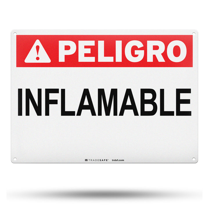Peligro, Inflamable - Aluminum Fire Safety Sign | TRADESAFE