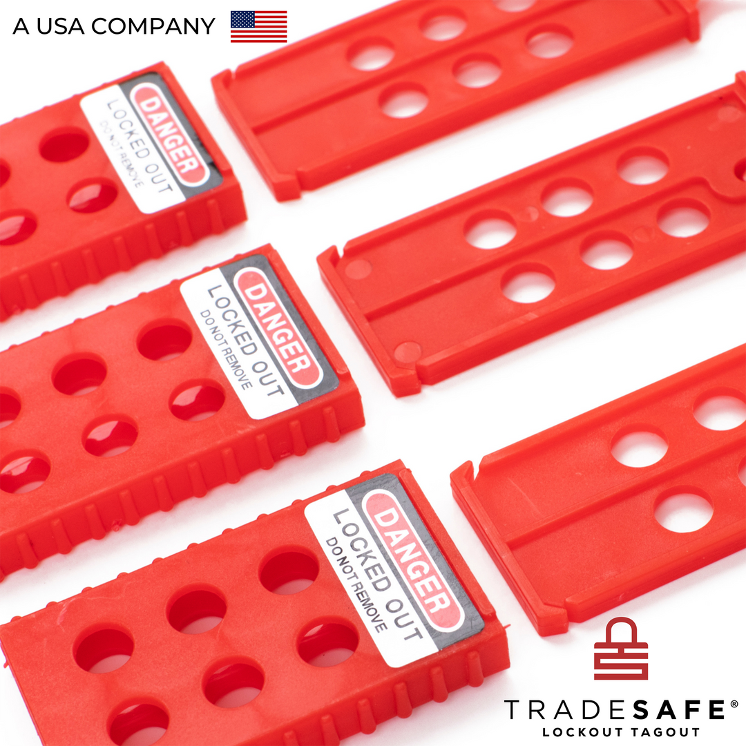 Safety Lockout Hasp - 3 Pack | TRADESAFE