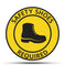 Safety Shoes Signs - Anti-Slip Floor Sticker | TRADESAFE