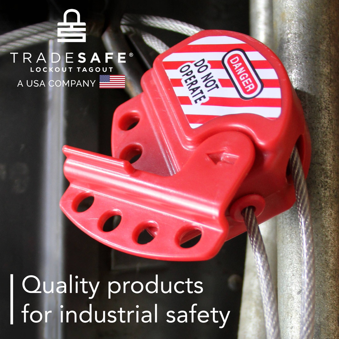 Adjustable Cable Lock Out Device - 6ft | TRADESAFE