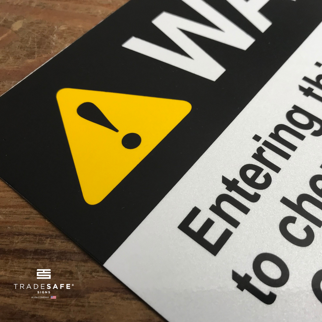 Prop-65 Sign Reproductive Harm - Aluminum Warning Sign | TRADESAFE