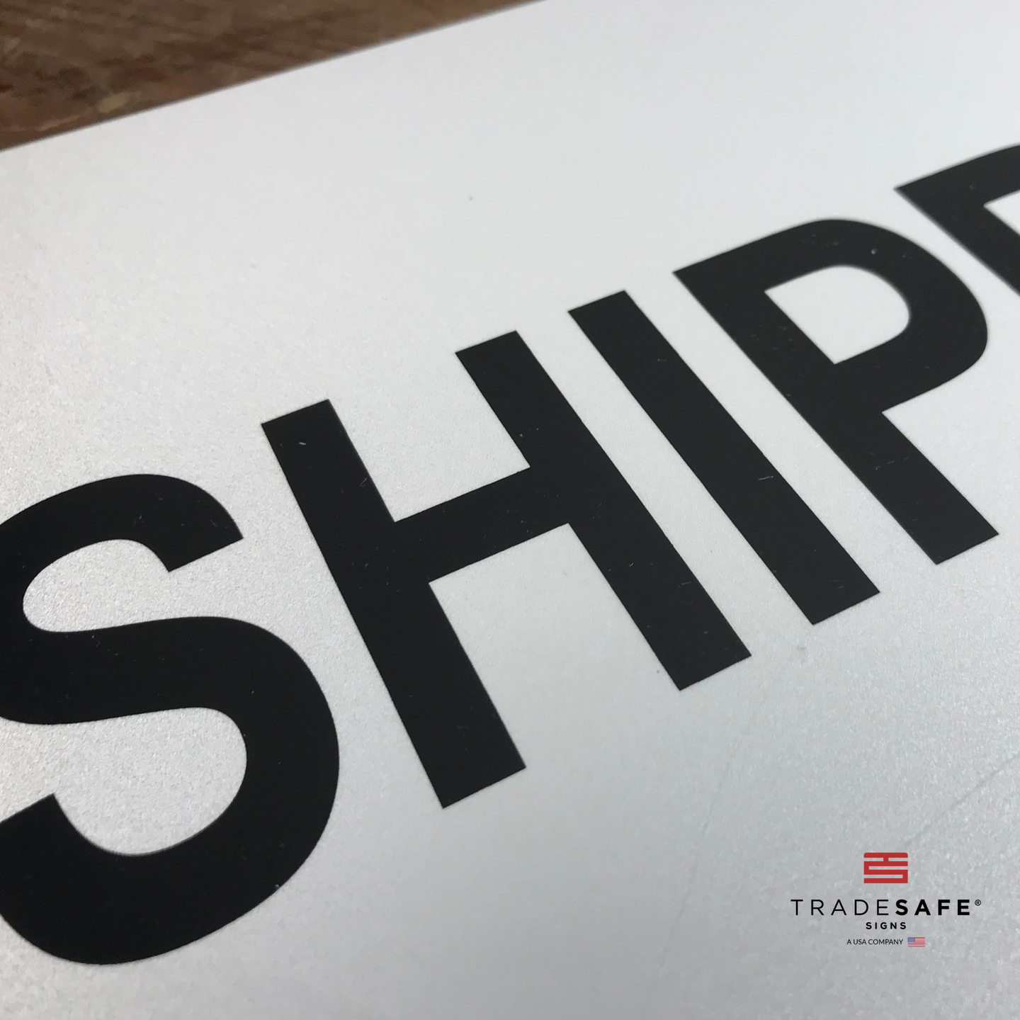 Shipping Sign - Aluminum Facility Signs | TRADESAFE