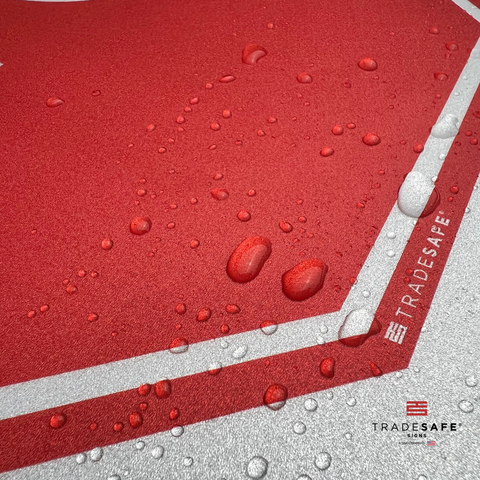 Spanish Floor Stop Signs - Anti-Slip Floor Stickers | TRADESAFE