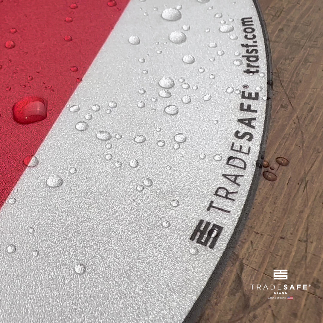 Red Arrow Sign - Anti-Slip Floor Decal | TRADESAFE