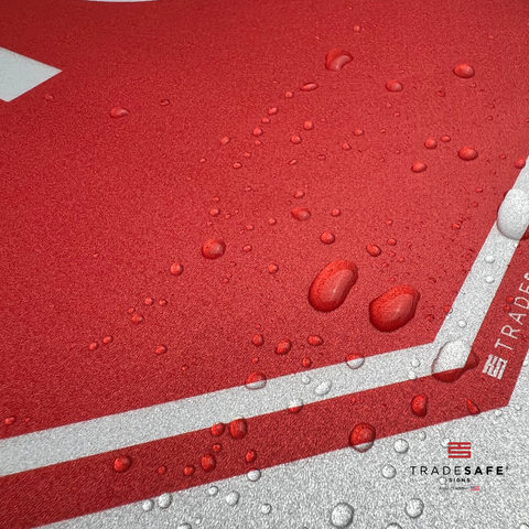 Floor Stop Signs - Anti-Slip Floor Stickers | TRADESAFE