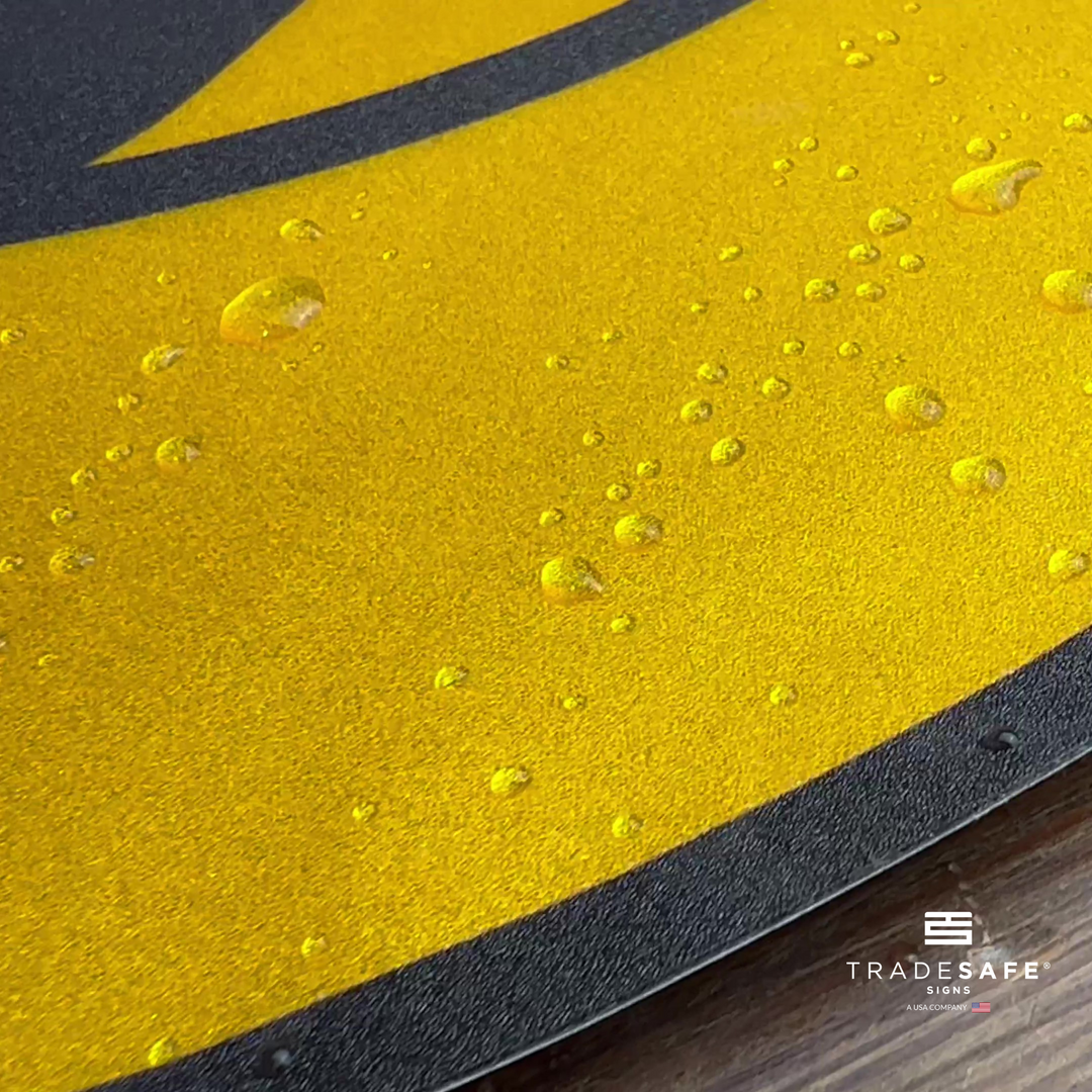 Stop Wait Here Sign - Anti-Slip Floor Sign | TRADESAFE