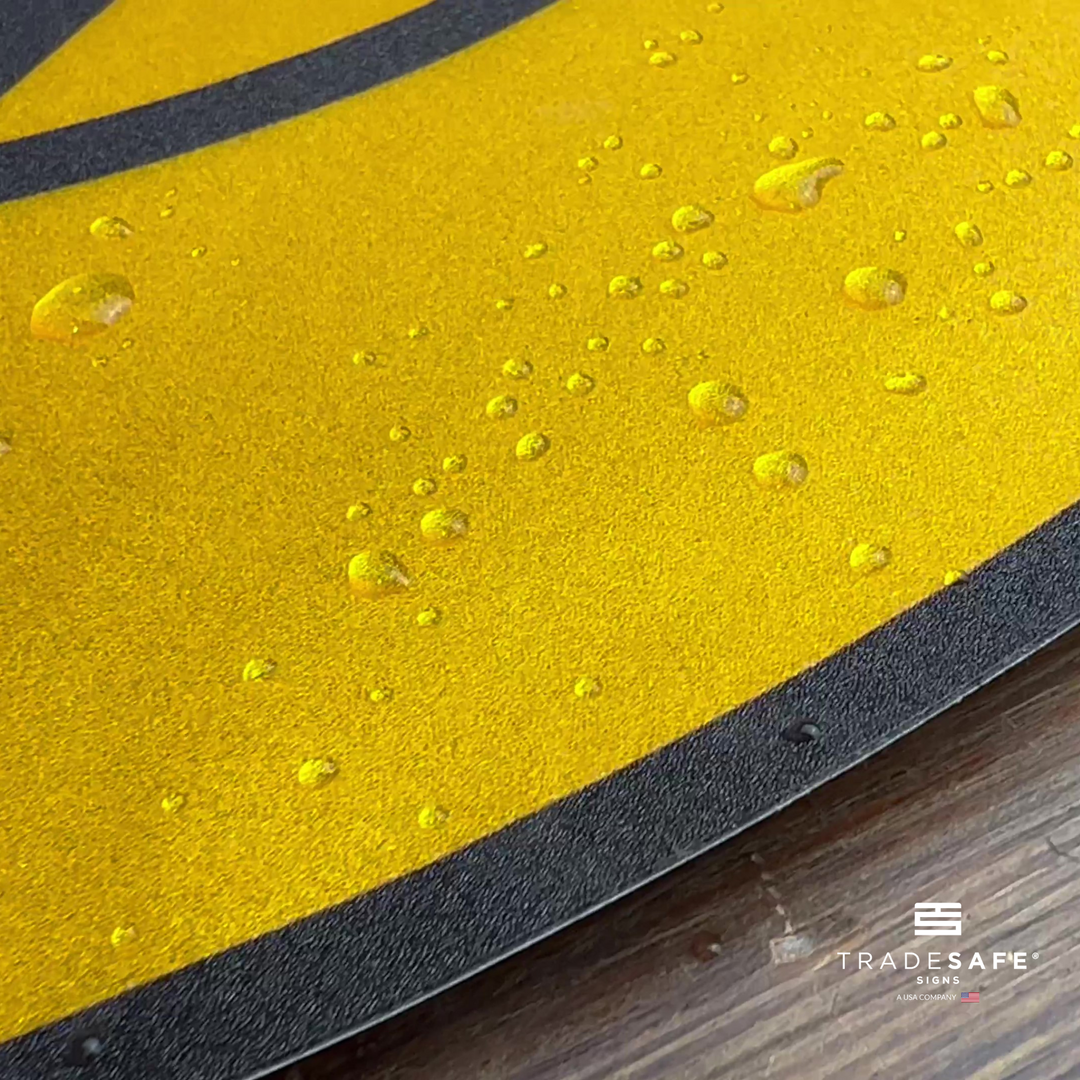Trash Can Sign - Anti-Slip Floor Sticker | TRADESAFE